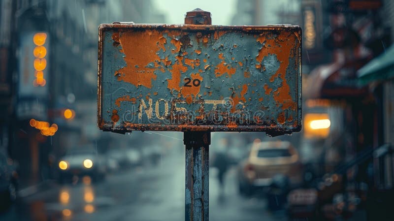 Rusty Mailbox on Urban Street Stock Image - Image of texture, vintage ...