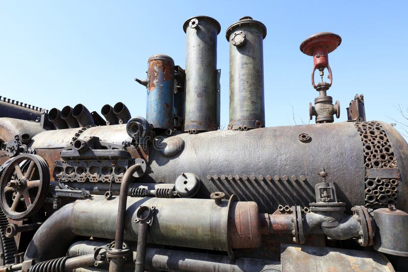 Rusty Mechanical Components Stock Photo - Image of rust, machinery ...