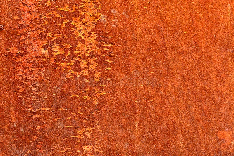 Macro Texture - Rusty Metal Surface with Paint Swath Stock Image ...