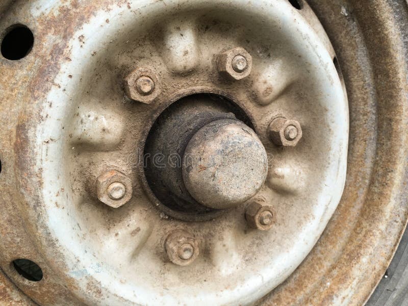 Rusty Metal Alloy Wheel Car Stock Photo - Image of automobile ...