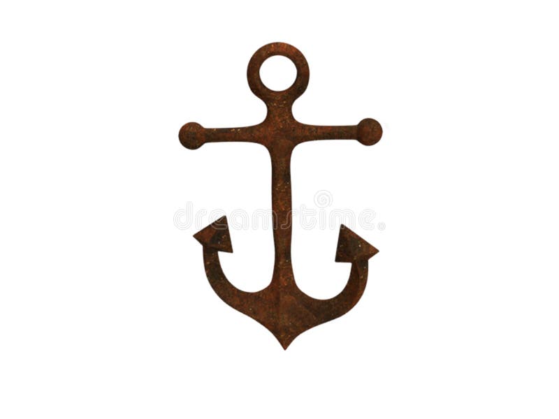 Rusty Metal Anchor Symbolizing Strength and Stability in Nautical Theme ...