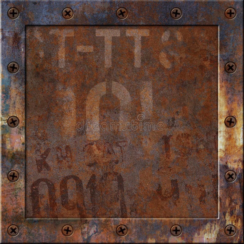 Rusty Metal Background stock illustration. Illustration of brown - 33237047