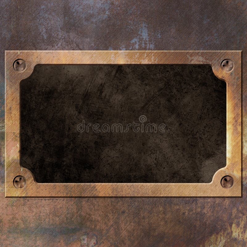 Metal grunge banner stock illustration. Illustration of paper - 4055607