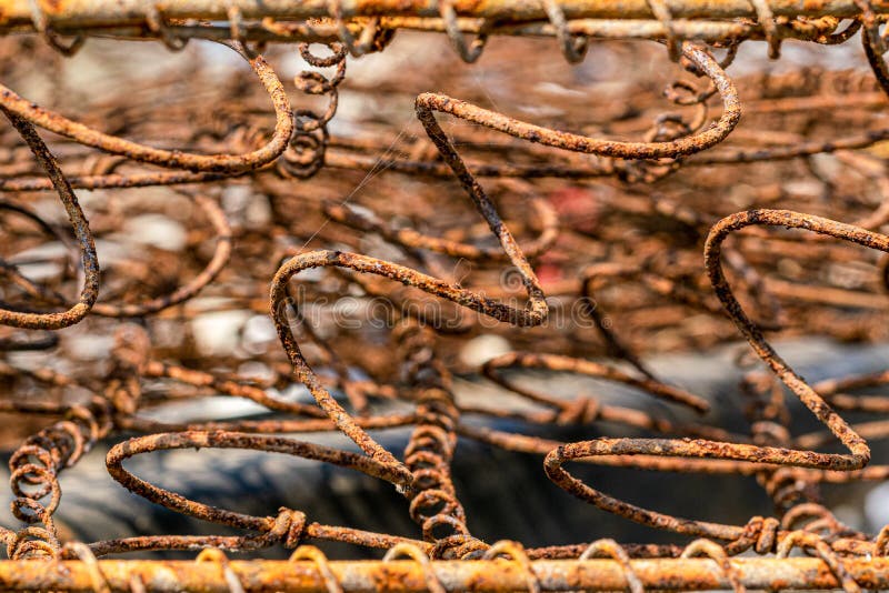 Rusty metal bed springs stock image. Image of formas - 210407395