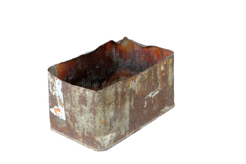 Rusty metal box stock image. Image of iron, packing, rusty - 73841667