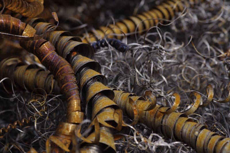 Rusty metal burr stock photo. Image of rusty, barb, factory - 63880956