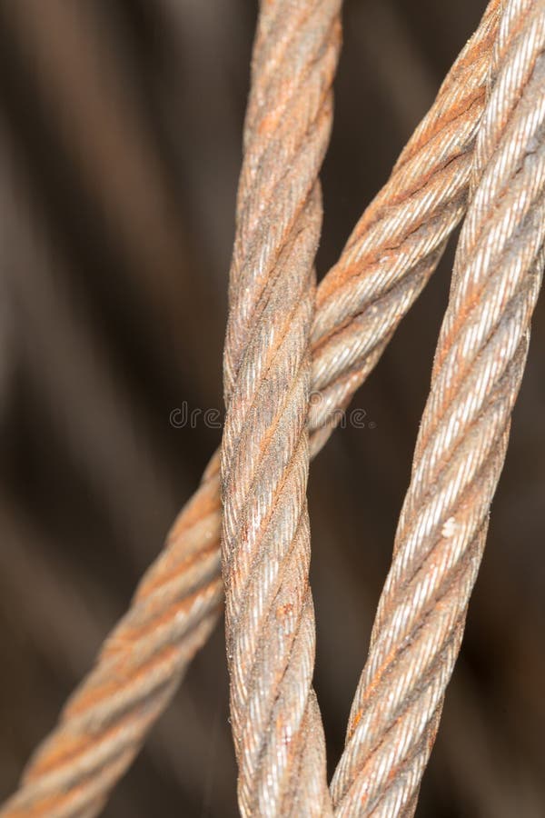 Rusty metal cable stock image. Image of space, steel - 101027511