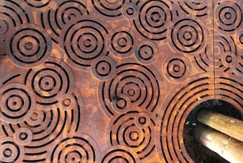 Rusty Metal Circle Abstract Stock Photo - Image of looking, deco: 110414982