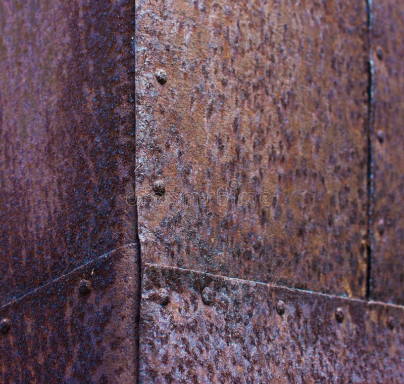 Rusty Metal corner stock photo. Image of steel, damaged - 89667696