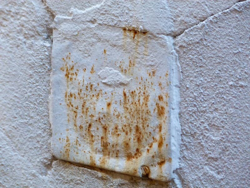 Rusty metal cover stock image. Image of architecture - 123623999