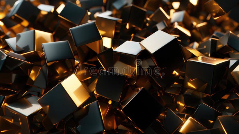 Rusty Metal Cubes Background, Industrial Texture with a Gritty ...