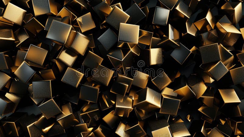 Rusty Metal Cubes Background, Industrial Texture with a Gritty ...
