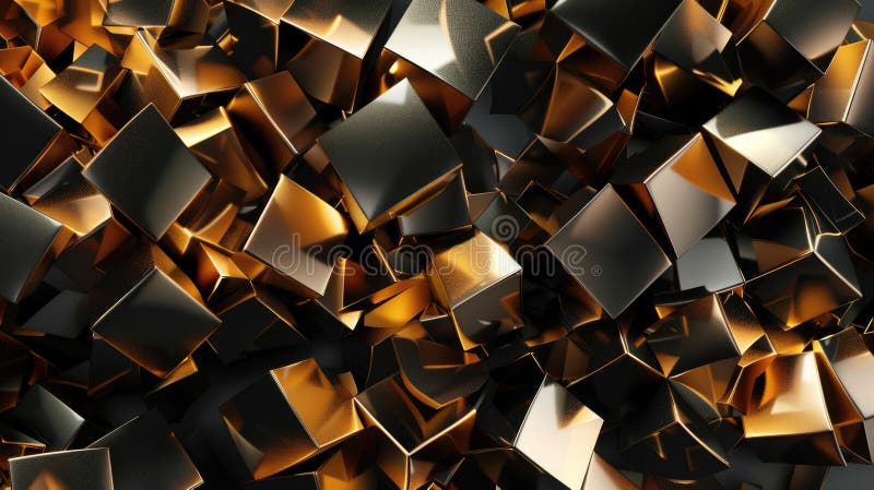 Rusty Metal Cubes Background, Industrial Texture with a Gritty ...