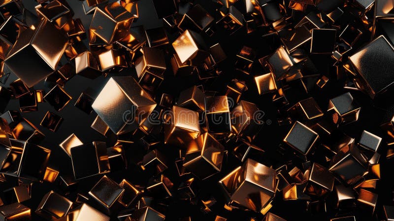 Rusty Metal Cubes Background, Industrial Texture with a Gritty ...