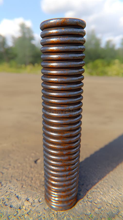 Tall Rusty Metal Cylinder Stock Illustrations – 5 Tall Rusty Metal ...