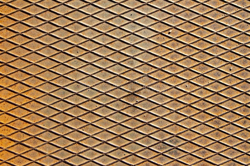 Rusty Metal Diamond Plate Texture. Abstract Rusty Metal Plate and ...