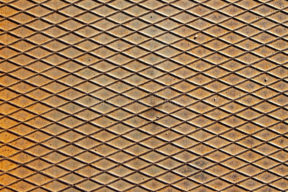 Rusty Metal Diamond Plate Texture. Abstract Rusty Metal Plate and ...