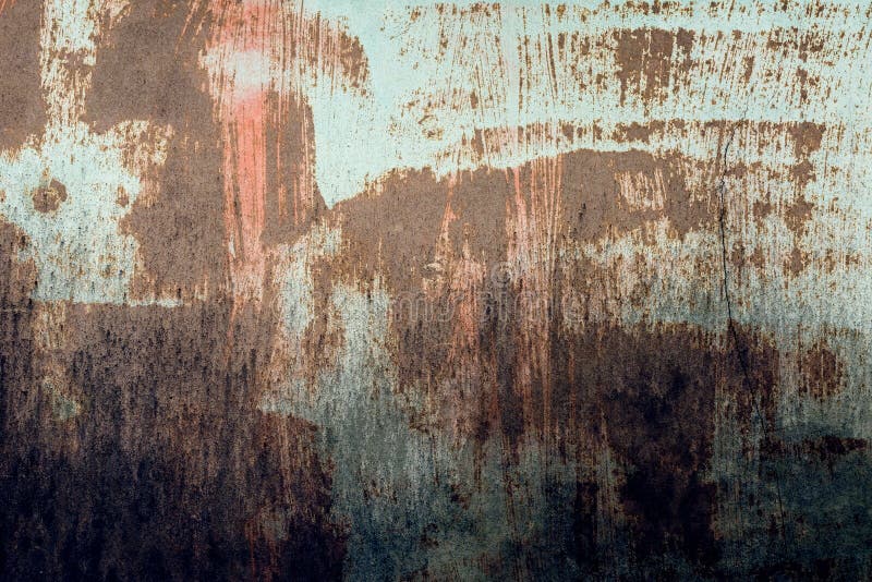 Rusty metal dirty wall stock image. Image of construction - 76434237