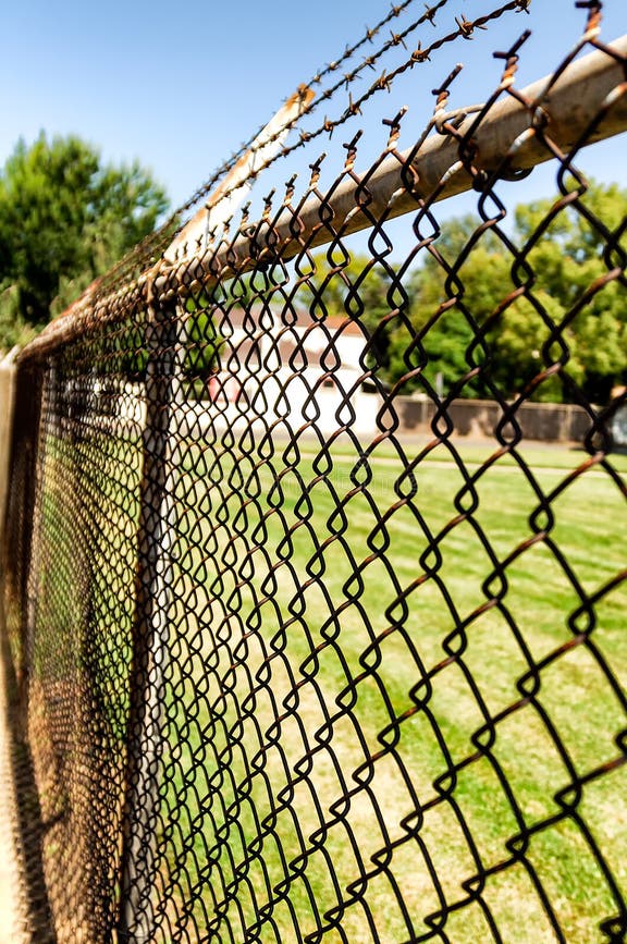 Rusty metal fance stock photo. Image of texture, steel - 24398158