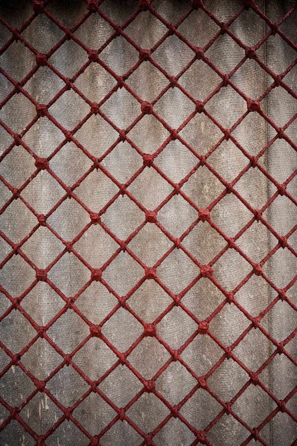 Rusty metal fence stock image. Image of junk, metallic - 31847707