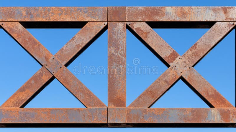 Rusty Metal Frame stock photo. Image of beam, series - 376319754