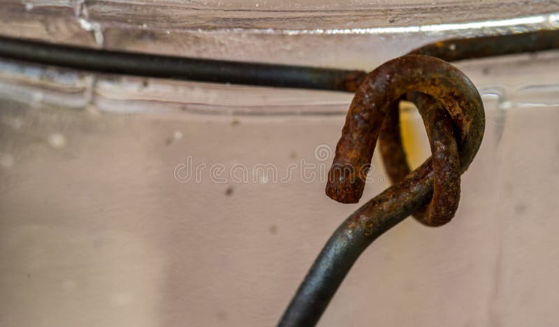 Rusty metal garden object stock photo. Image of animal - 187929846