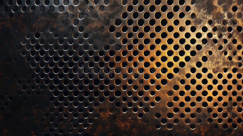 Rusty Metal Halftone Texture Providing an Industrial Feel Stock ...