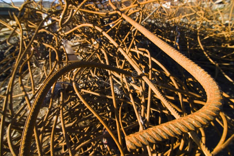 Rusty metal junk stock photo. Image of remains, entangled - 4224714