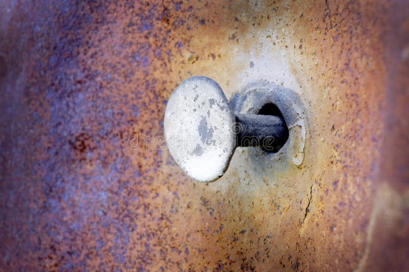 Rusty Metal Pipes with Orange and Blue Textures, Macro Industrial ...