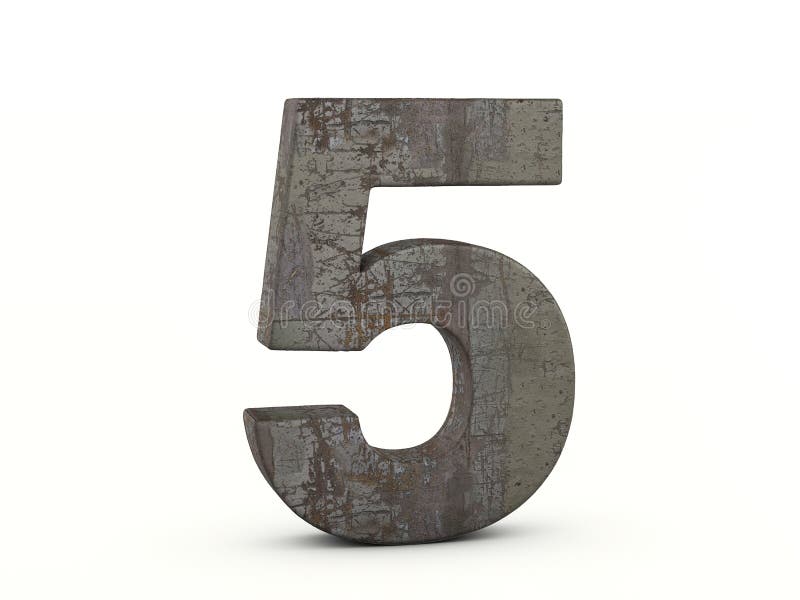 Five,old Rusty Gears on White Background Stock Illustration ...