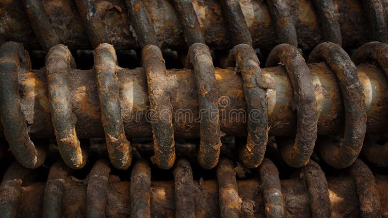 A Rusty Metal Object with Many Small Circles Stock Image - Image of ...