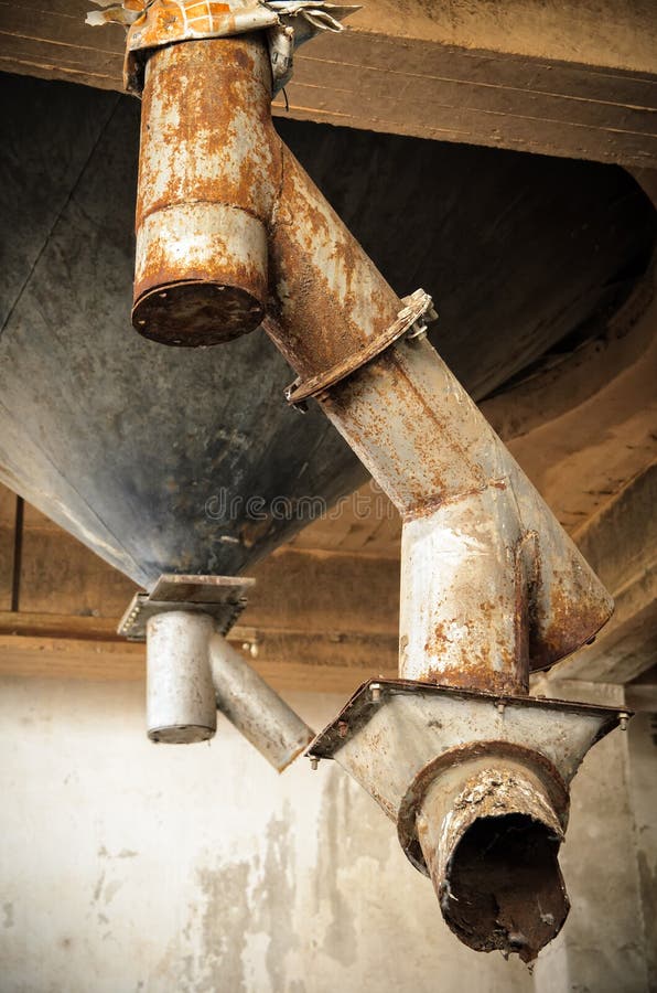Rusty metal in old factory stock photo. Image of rust - 26463656