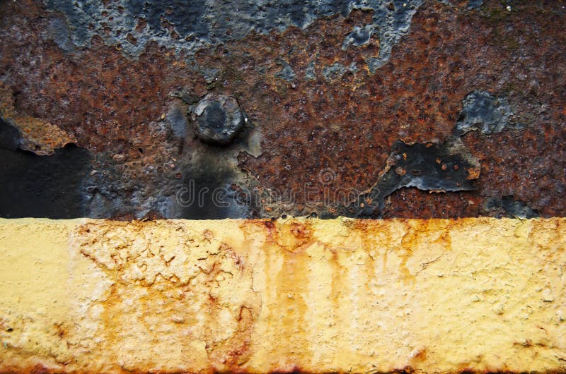 Rusty Metal Peeling Paint Background Stock Image - Image of corroded ...