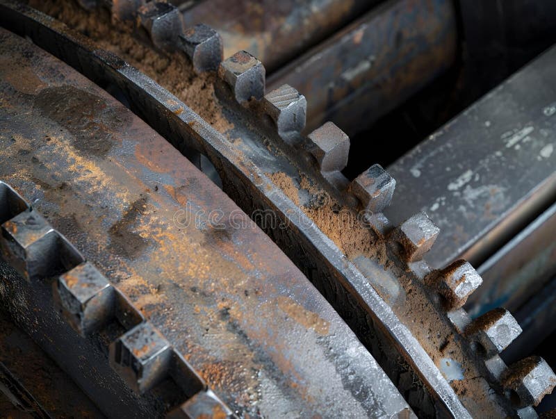 Rusty Metal Piece with Perforations, Resting on a Surface, AI-generated ...