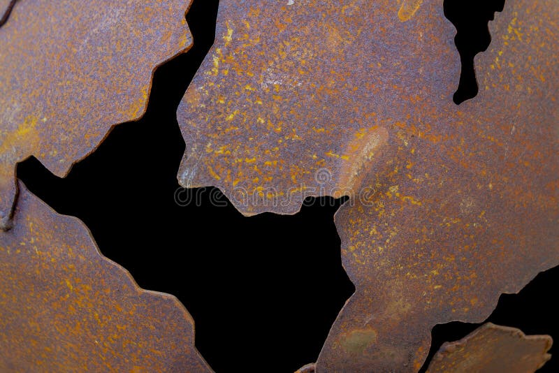 Rusty metal pieces stock photo. Image of closeup, patina - 188528554