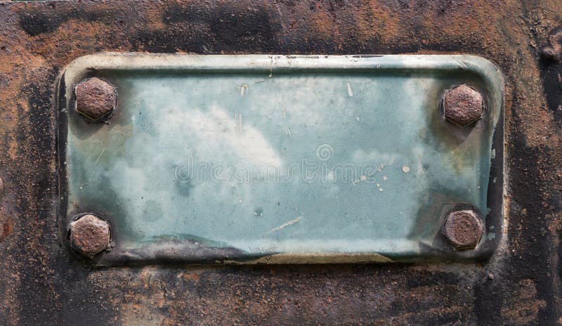 Rusty metal plate stock image. Image of metal, industrial - 90358273