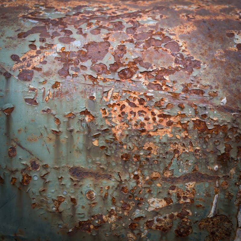 Rusty Metal Plate Panel Corroded Texture Stock Image - Image of ...