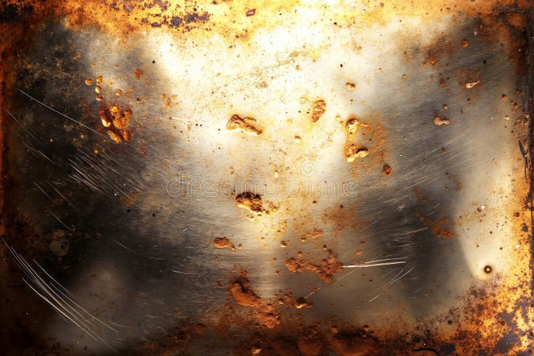 A Rusty Metal Plate with Rust on it Stock Image - Image of peel, decay ...