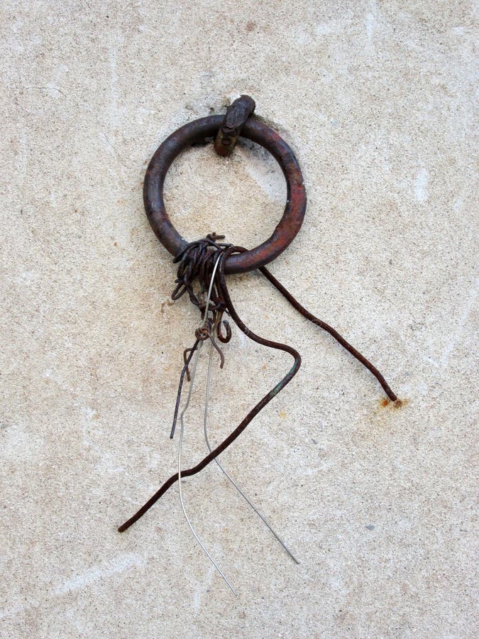 Rusty metal ring stock photo. Image of antique, link - 46689680