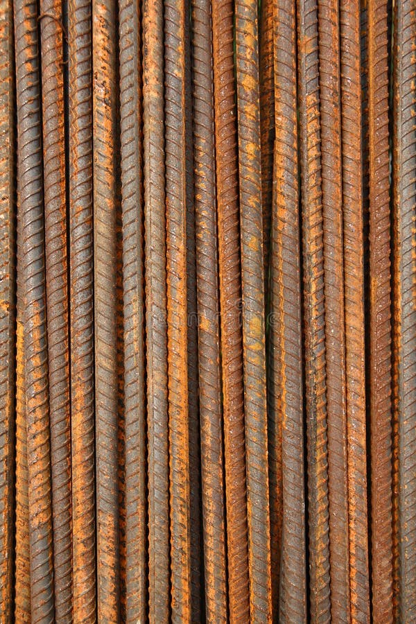 Rusty Metal Rods Background Stock Photo - Image of bundle, decay: 29220056
