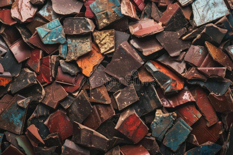 Rusty Metal Scraps Texture Background Stock Photo - Image of industrial ...
