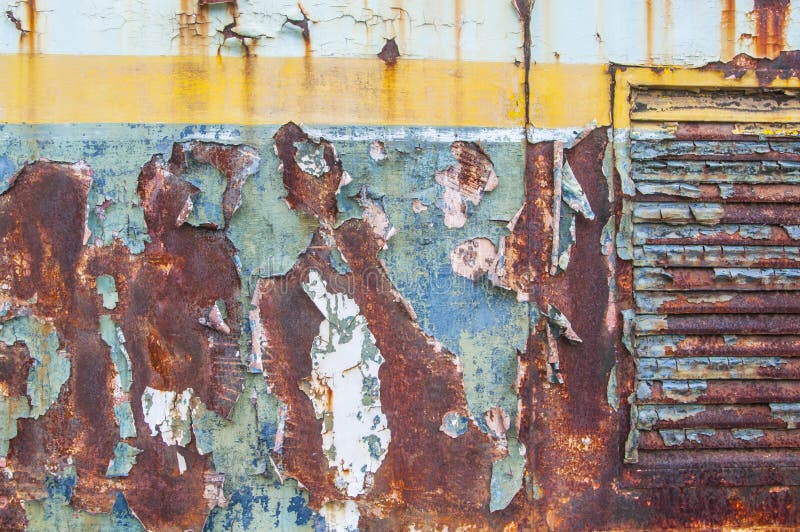 Rusty metal sheet stock photo. Image of abandoned, design - 63237268