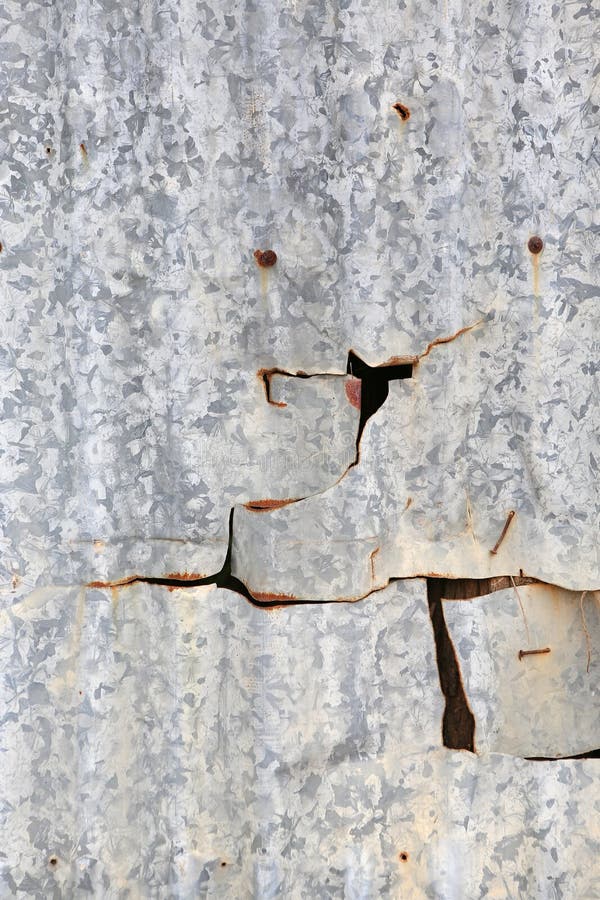 Rusty Metal Sheet Wall Texture for Background Stock Image - Image of ...