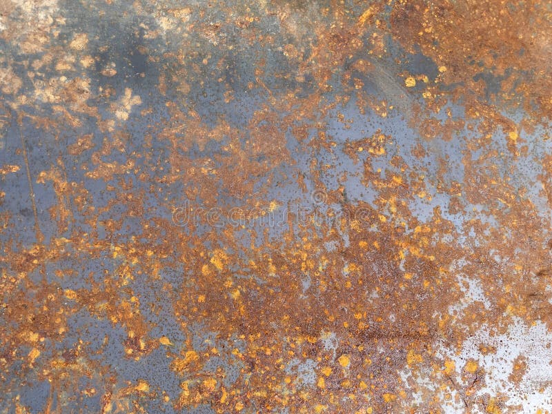 Rusty Metal Sheet with Weathered Surface Texture Stock Image - Image of ...