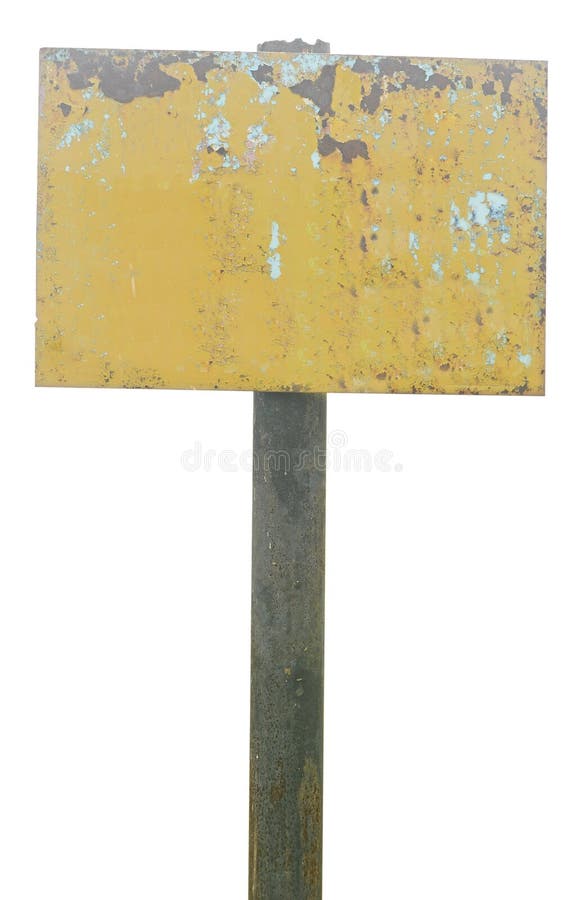Blank old enamel sign stock photo. Image of weathered - 16186838