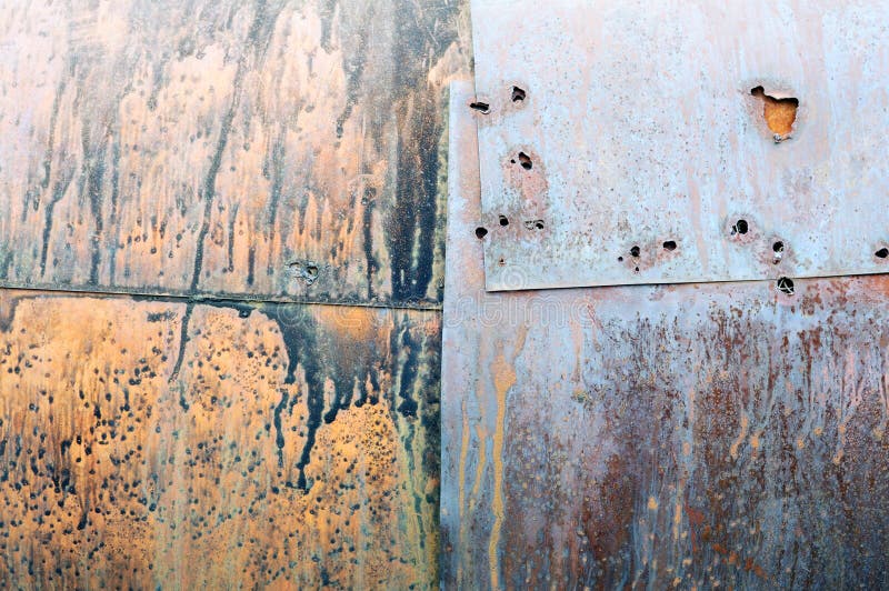 Rusty Riveted Steel Background Stock Photo - Image of pattern, brown ...