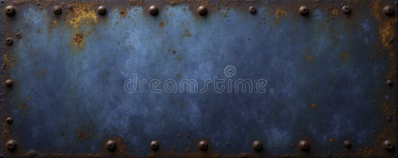 Rusty Metal Surface with Dark Blue Patina Texture, Abstract, Patina ...