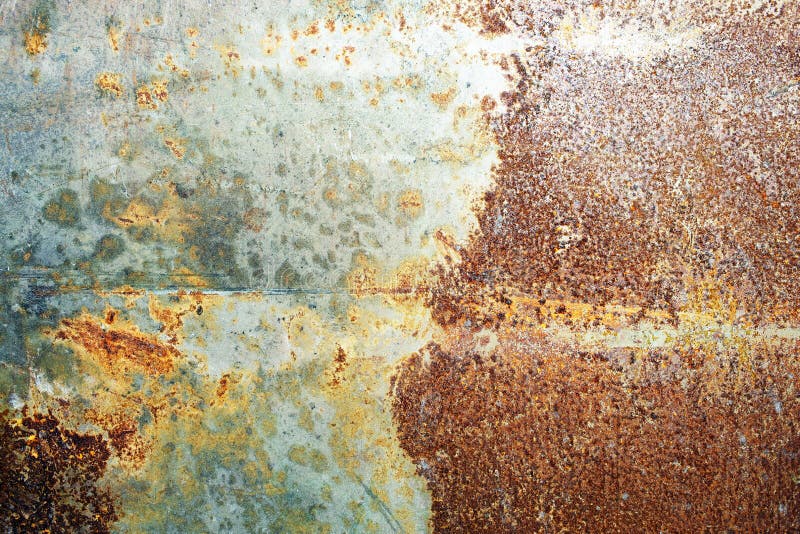 Metal Surface Old Rusty and Worn with Corrosion Stock Image - Image of ...
