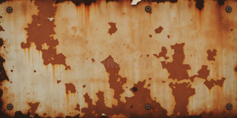 Rusty Metal Surface with Peeling Paint and Texture in an Urban Setting ...