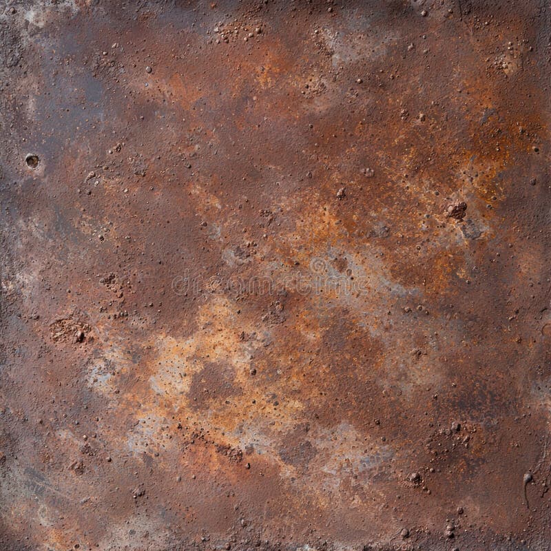 Rusty Metal Surface with Pitted Texture Stock Illustration ...